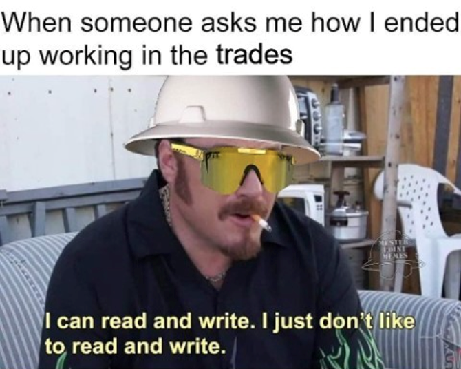 29 Hilarious Construction and Tradesman Memes - Kate Knows